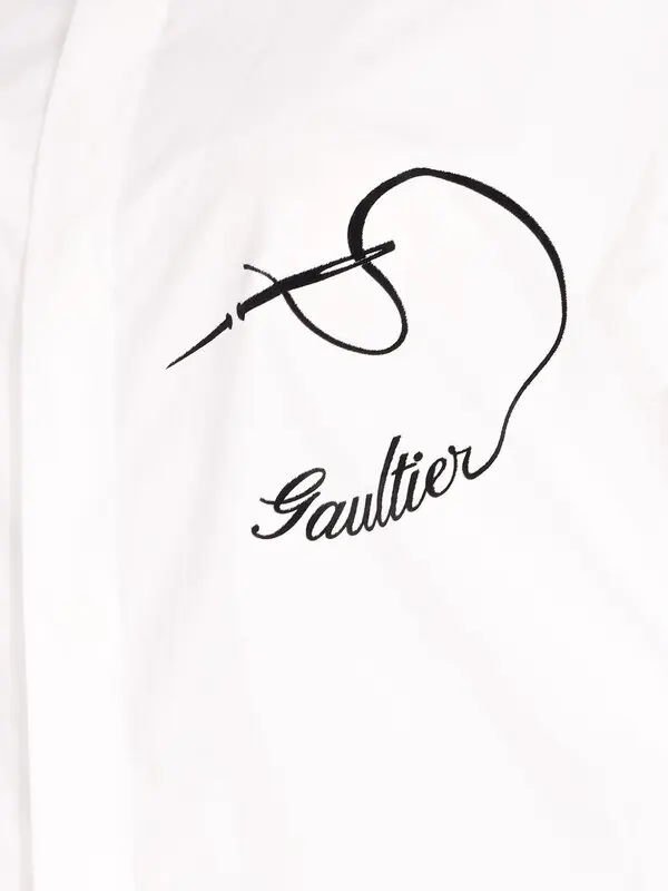JEAN PAUL GAULTIER Long Sleeve Printed Shirt With Lapel