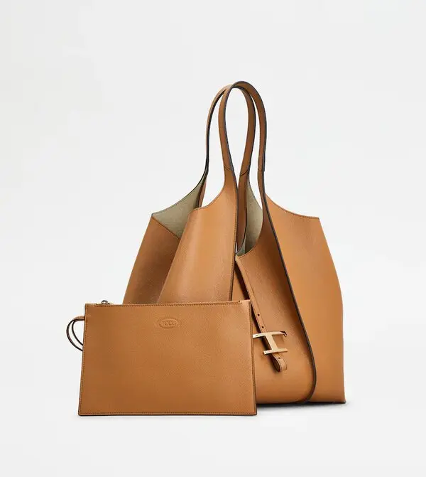TOD'S Timeless Medium Tote Bag - Brown