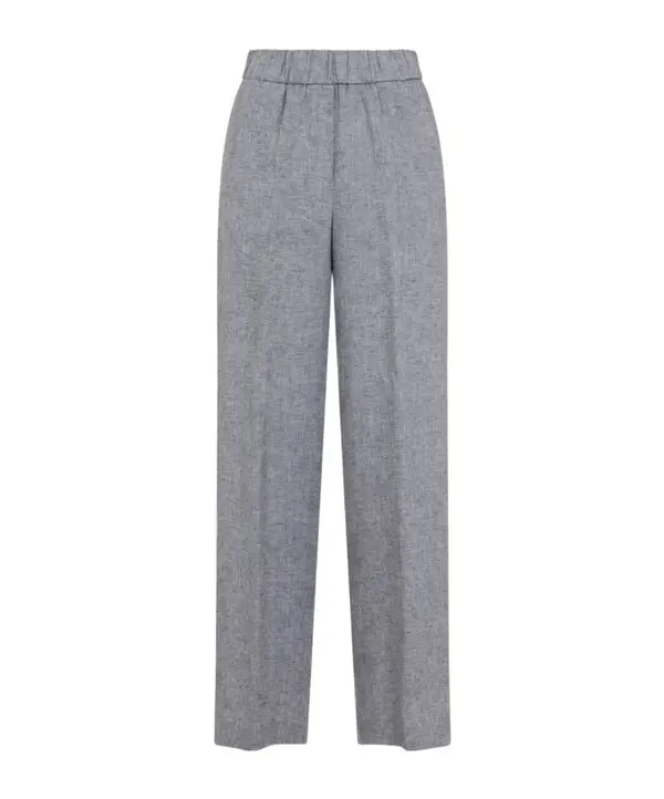 Peserico Elasticated Waist Trousers - Gray