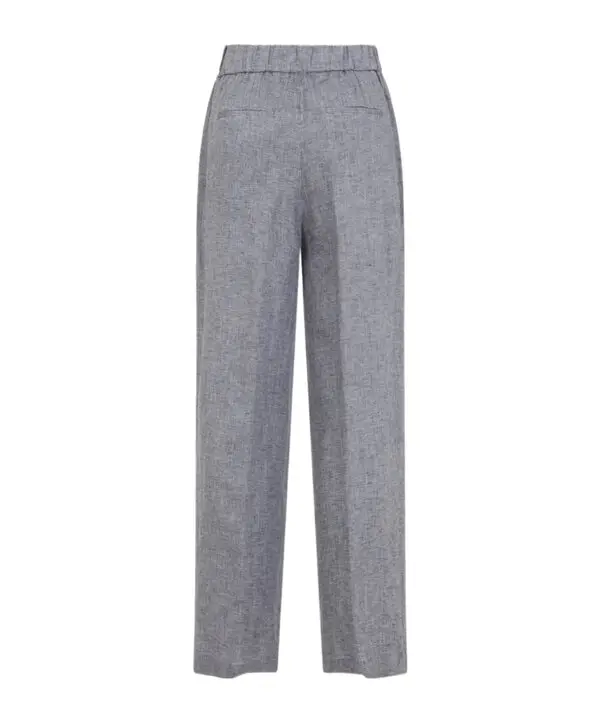 Peserico Elasticated Waist Trousers - Gray