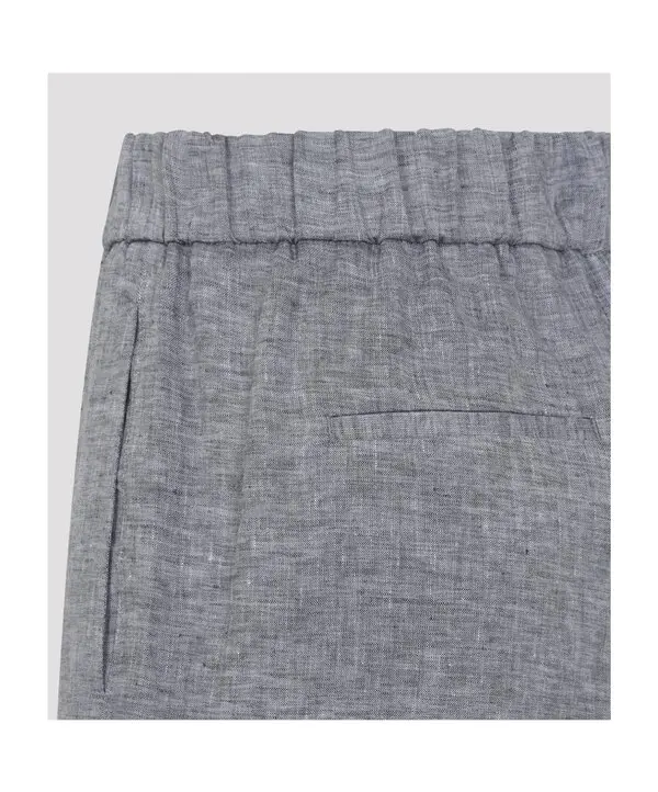 Peserico Elasticated Waist Trousers - Gray