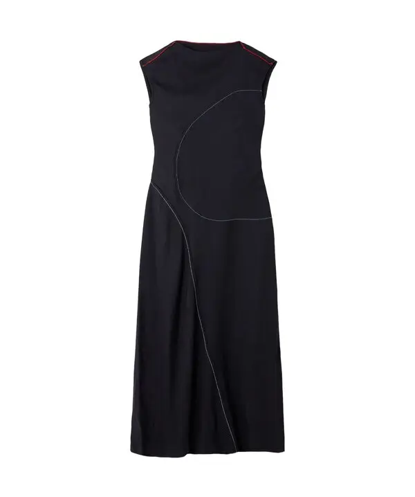Victoria Beckham Sleeveless Asymmetrical Dress