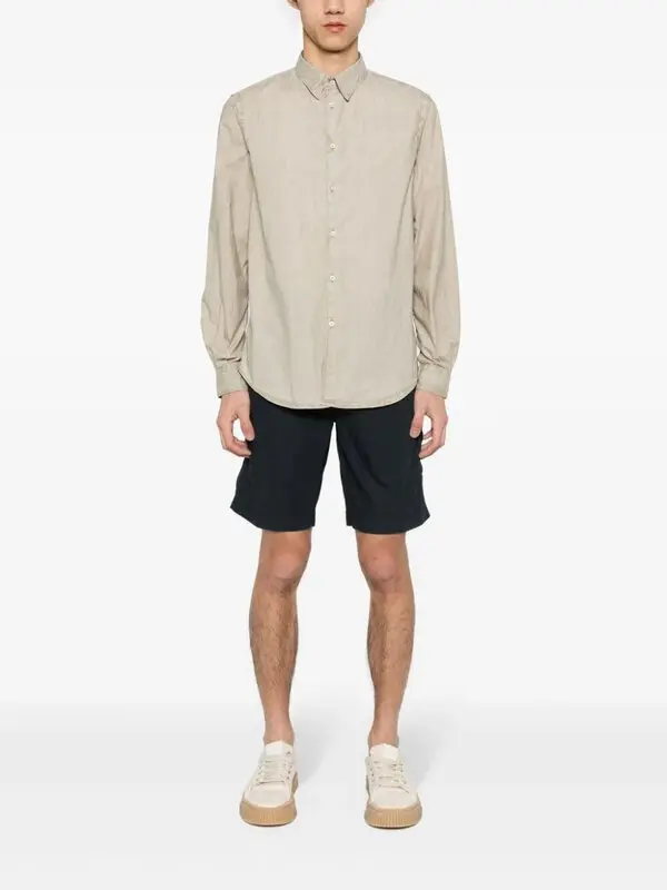 Aspesi Long-sleeve Cotton Shirt - Nude