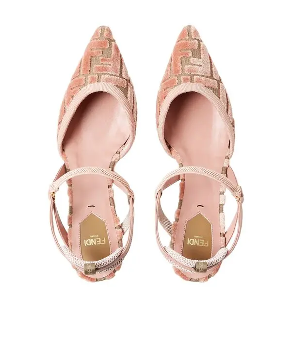 Fendi Colibrì Lite Slingback Pumps - Pink
