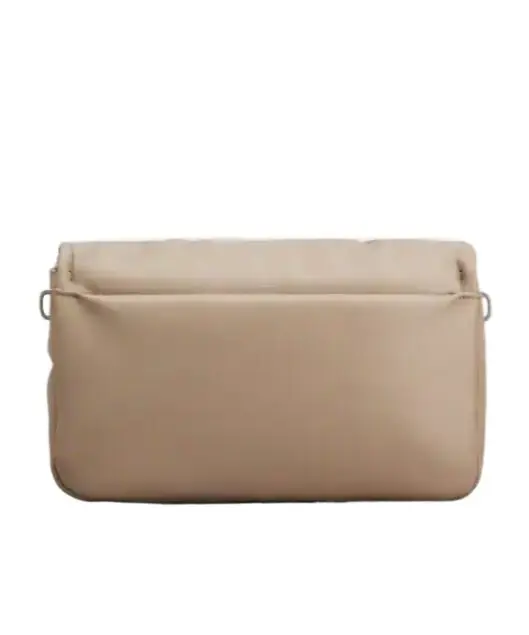 ROGER VIVIER Belle Vivier Choc Bag In Leather - Beige