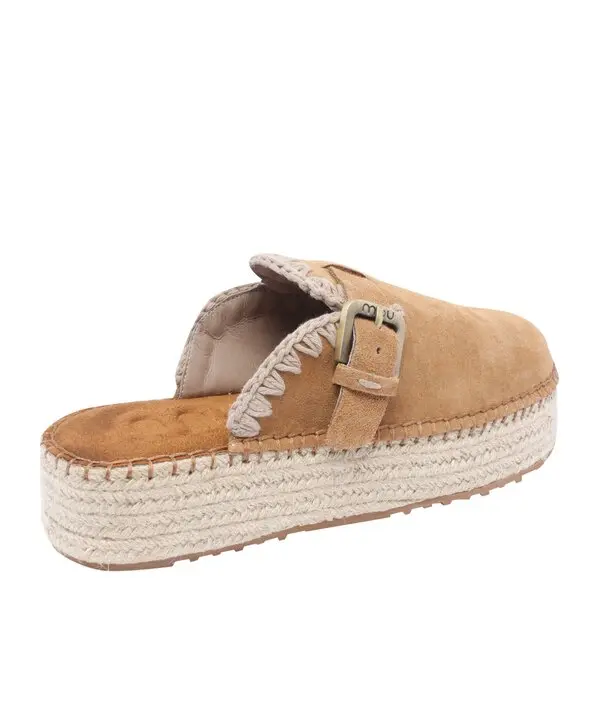 Mou Side Buckle Mules