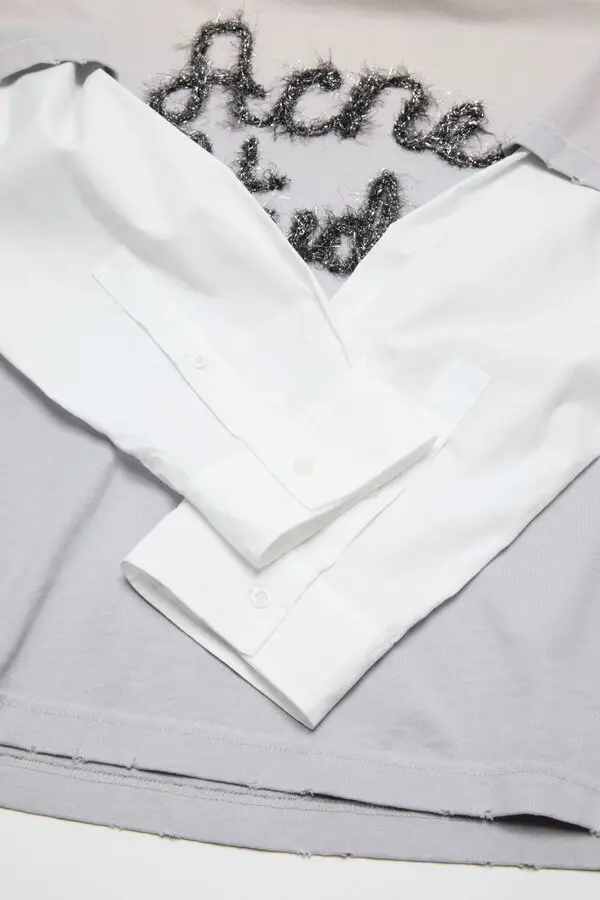 Acne Studios Layered Logo T-shirt