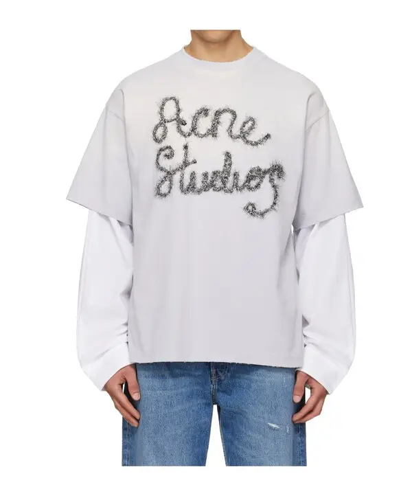 Acne Studios Layered Logo T-shirt