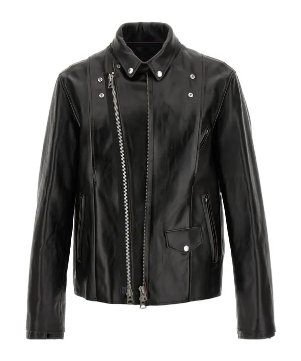 Sacai Leather Biker Jacket