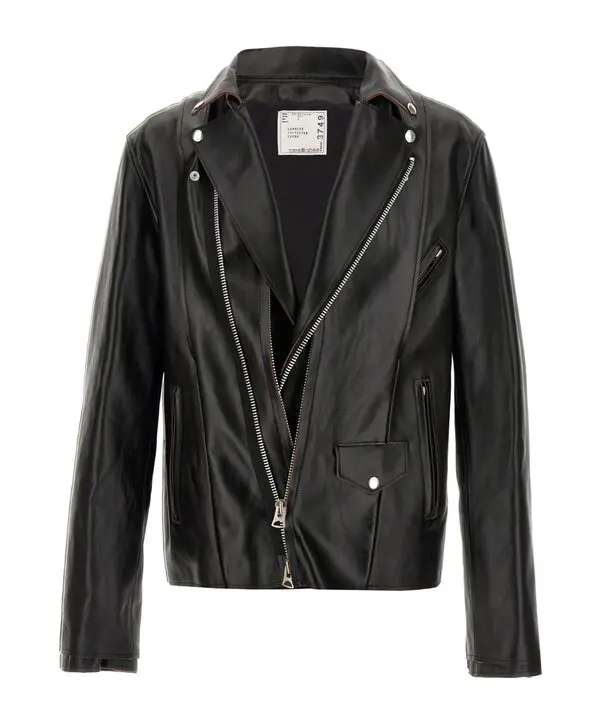 Sacai Leather Biker Jacket
