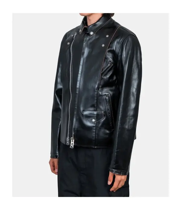 Sacai Leather Biker Jacket
