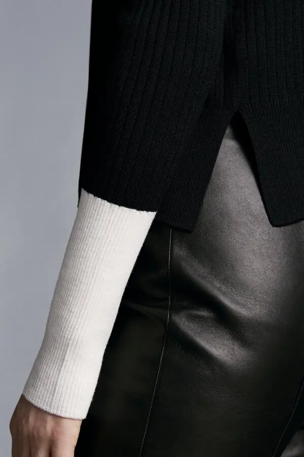 Moncler Ribbed Wool Cardigan