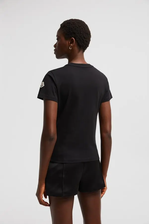 Moncler Logo Patch Crewneck T-shirt