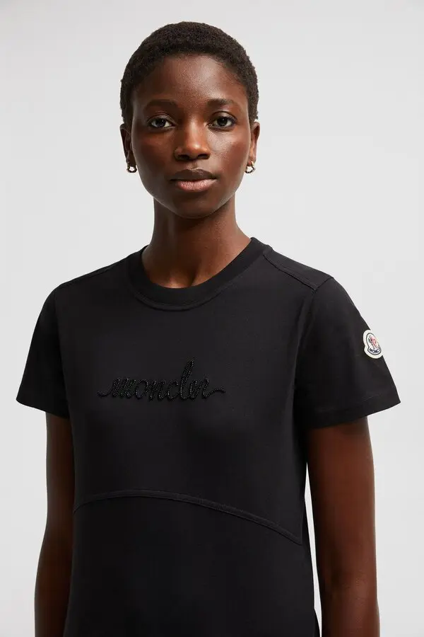Moncler Logo Patch Crewneck T-shirt