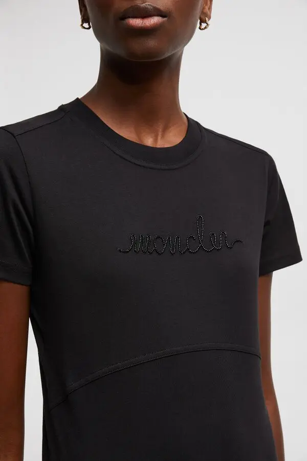 Moncler Logo Patch Crewneck T-shirt