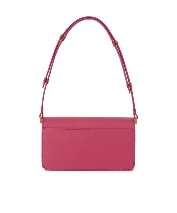 Marni Trunk E/w Foldover Top Shoulder Bag