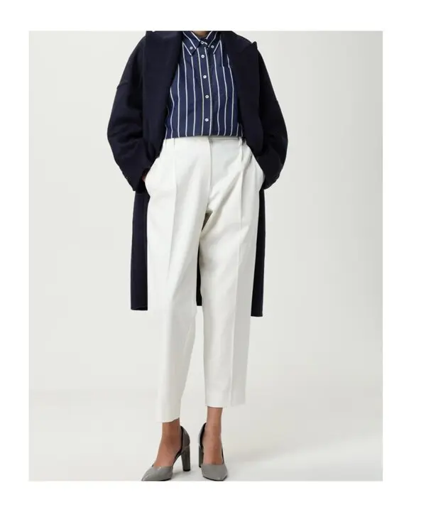 Brunello Cucinelli Double Breasted Long Sleeved Coat - Blue