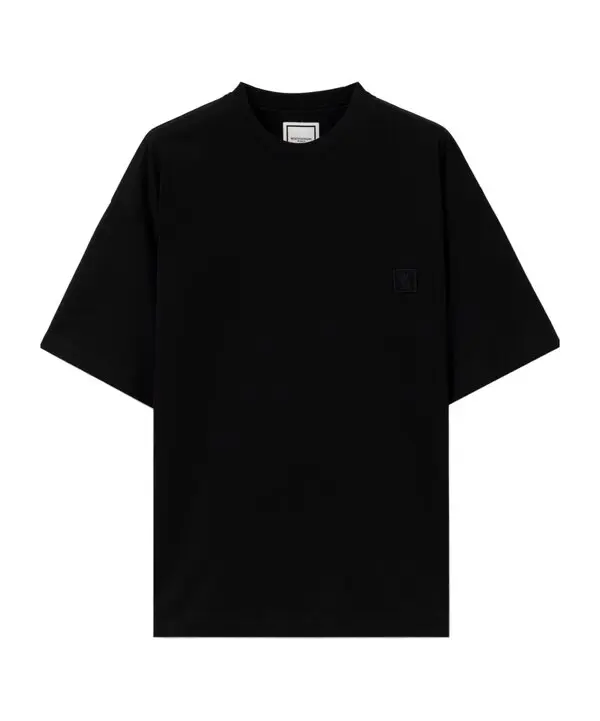 WOOYOUNGMI Logo Patch Floral T-shirt