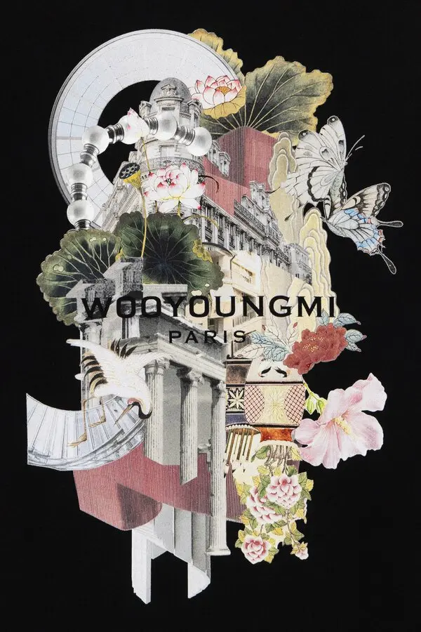 WOOYOUNGMI Logo Patch Floral T-shirt