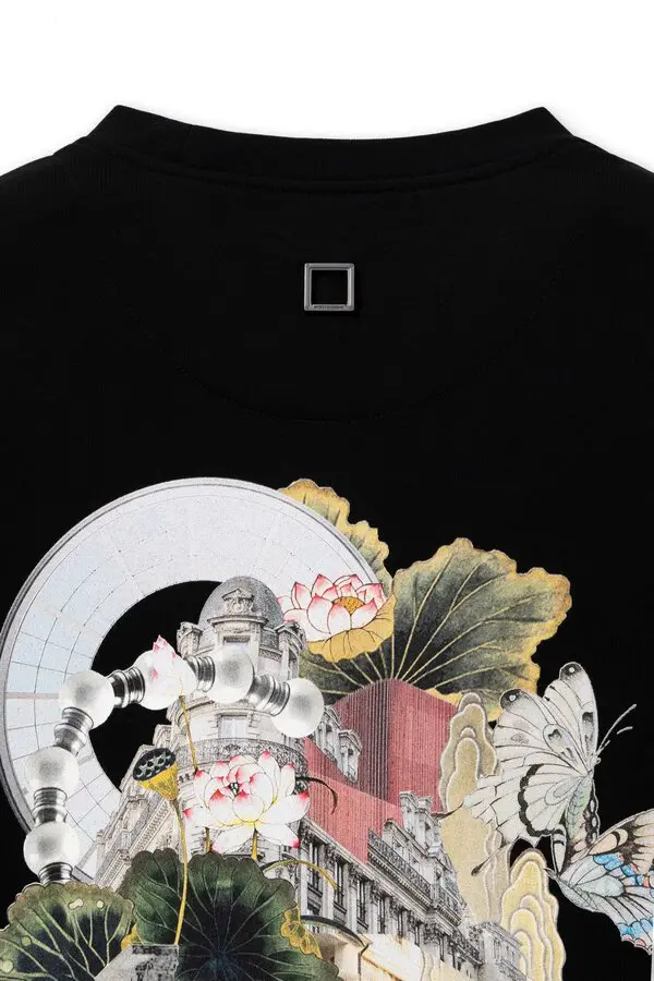 WOOYOUNGMI Logo Patch Floral T-shirt