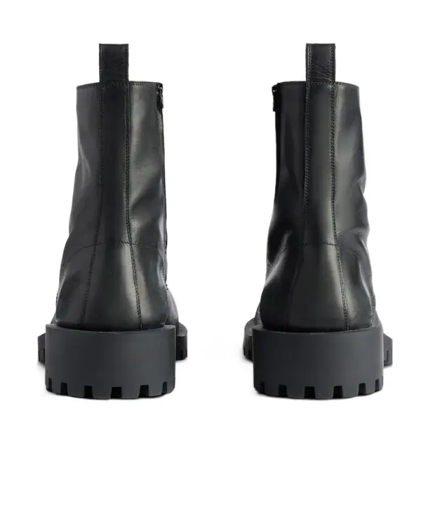 Balenciaga Hummer Lace-up Boots With Charms
