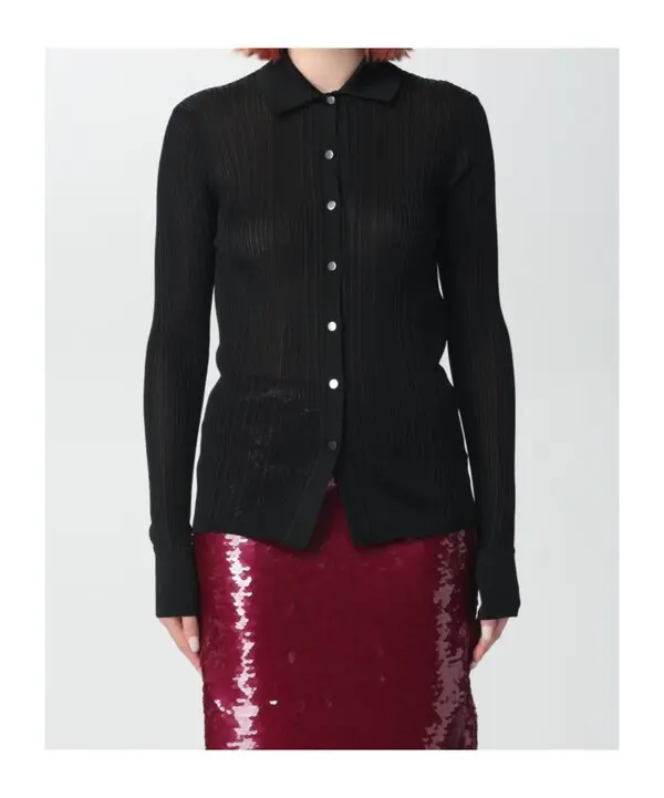 TOM FORD Fine Ribbed Polo Collar Shirt