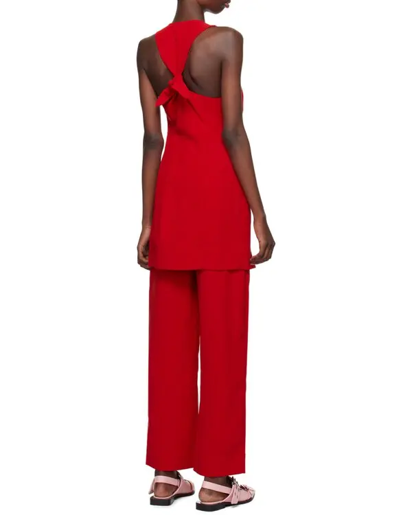 GANNI Twill Suiting Mini Dress