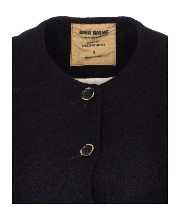 UMA WANG Long Sleeve Casual Jacket With Fringed Edges