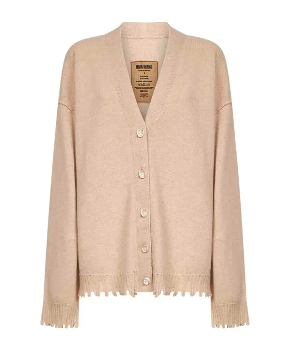 UMA WANG Cashmere Knit Over Cardigan - No