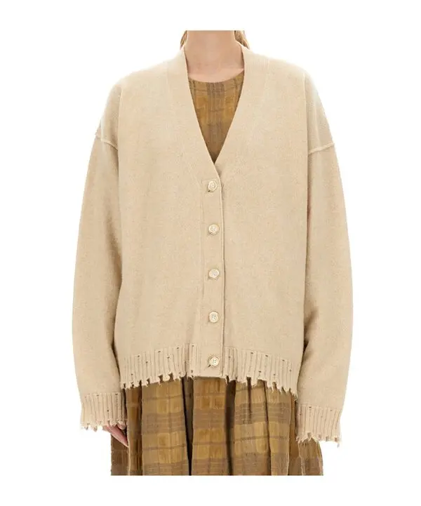 UMA WANG Cashmere Knit Over Cardigan