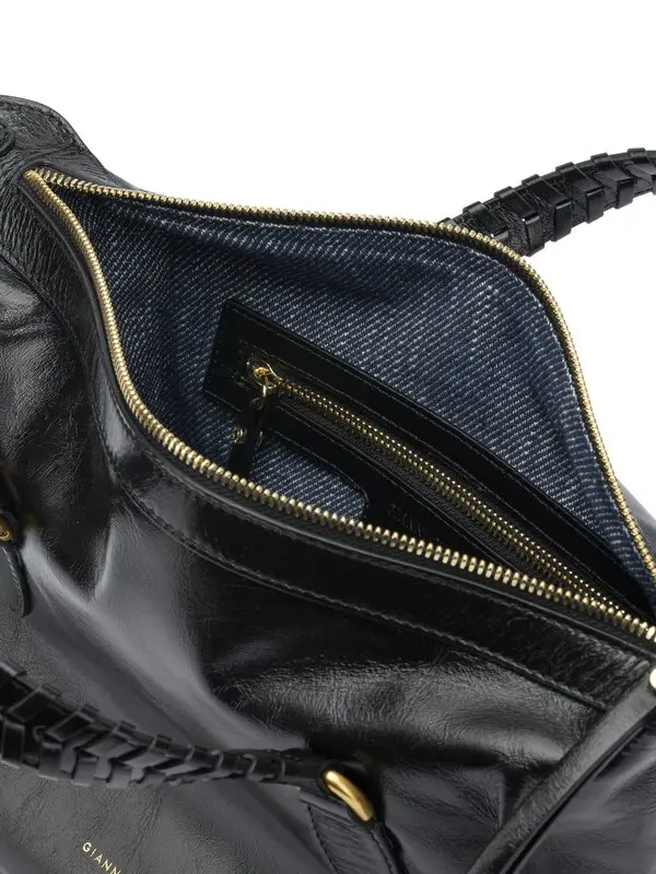 GIANNI CHIARINI Double-handled Shoulder Bag With Adjustable Strap