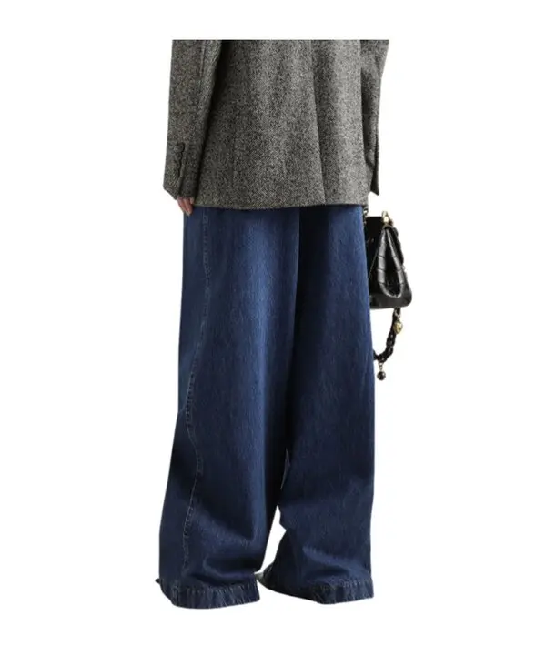 Dolce & Gabbana Inverted Pleat Wide-leg Jeans