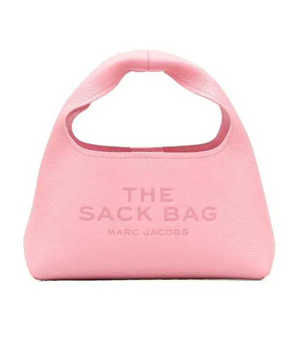Marc Jacobs Mini Top Handle Bag With Debossed Logo - Pink