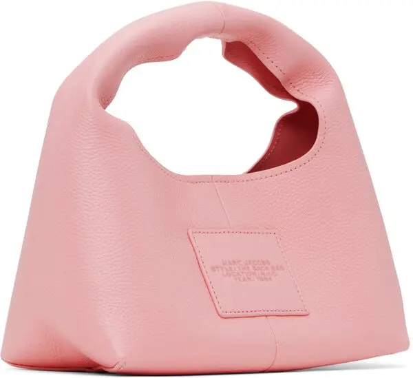 Marc Jacobs Mini Top Handle Bag With Debossed Logo - Pink