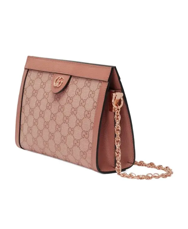 Gucci Ophidia Gg Supreme Shoulder Bag - Pink