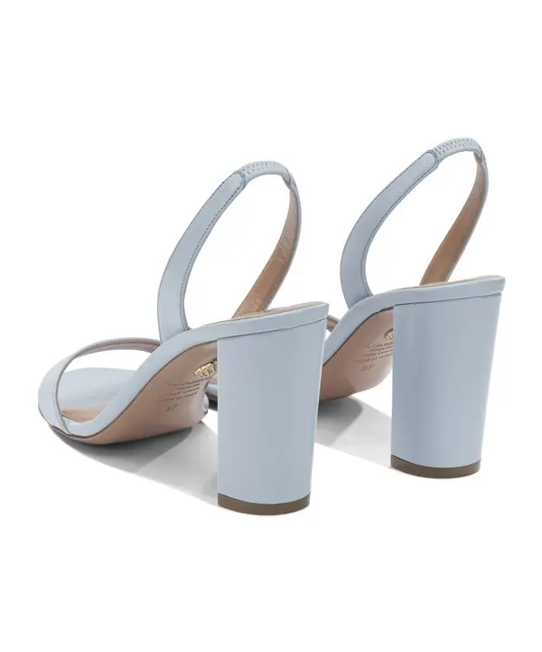 AQUAZZURA Round Toe High Heeled Sandals