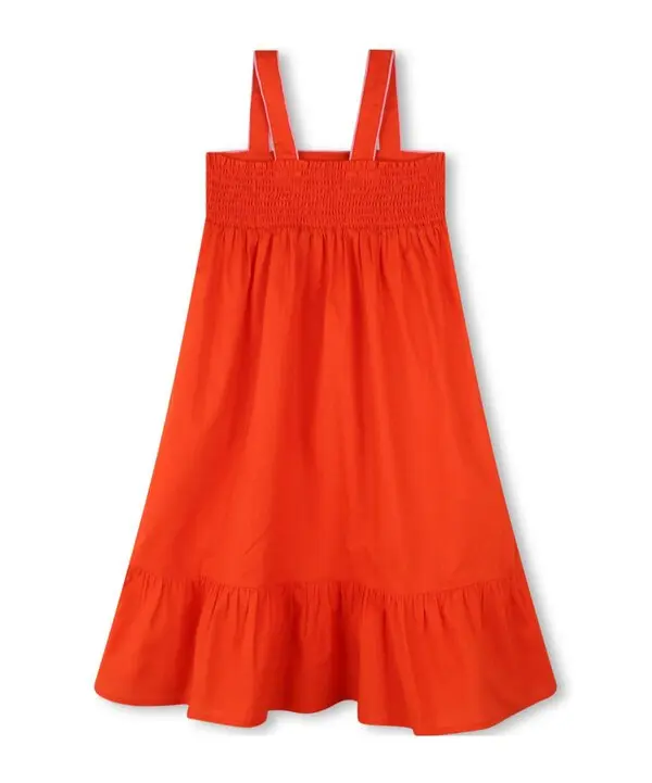 Kenzo Logo-appliqué Square Neck Maxi Dress