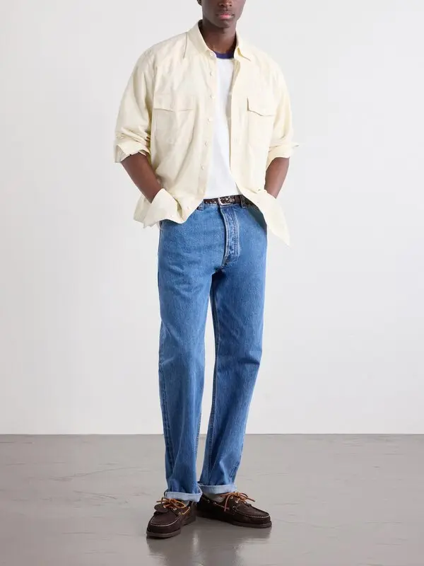 DRAKE'S Cotton-corduroy Shirt