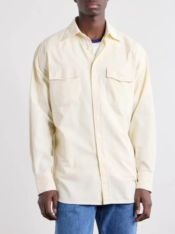 DRAKE'S Cotton-corduroy Shirt