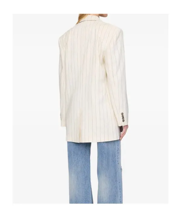 ANINE BING Sara Blazer - White