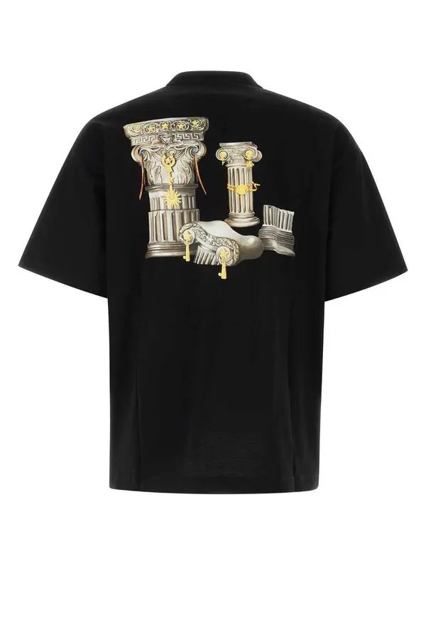 Versace Logo-printed Crewneck T-shirt