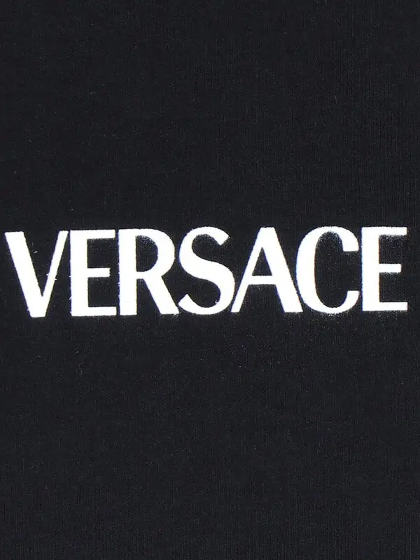 Versace Logo-printed Crewneck T-shirt