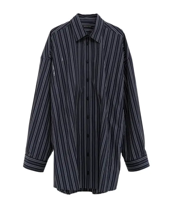 Balenciaga Striped Shirt Dress