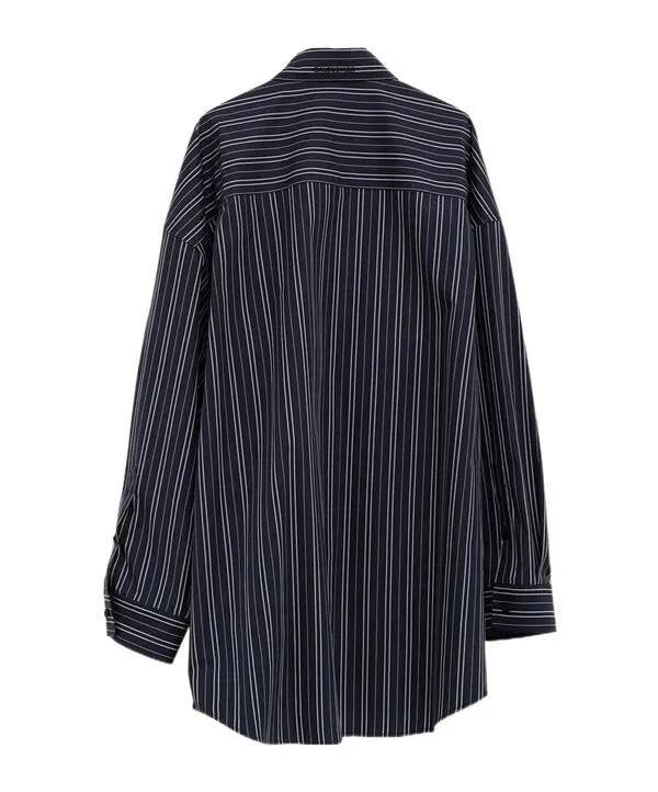 Balenciaga Striped Shirt Dress