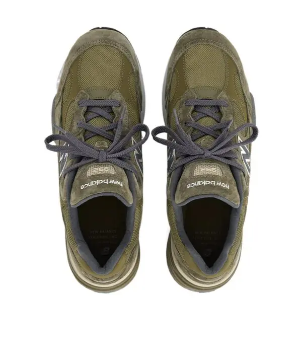NEW BALANCE 992 Logo Patch Lace-up Sneakers