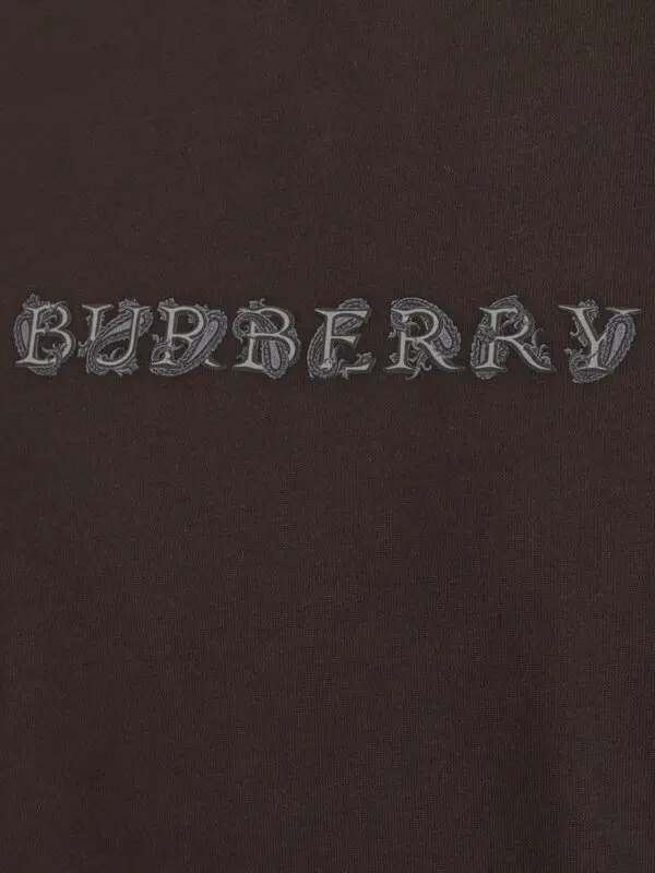 Burberry Logo Detailed Crewneck T-shirt
