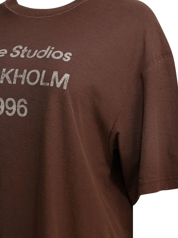 Acne Studios Logo Printed Crewneck T-shirt - No