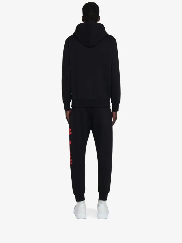 Alexander McQueen Graffiti Printed Track Trousers - Black