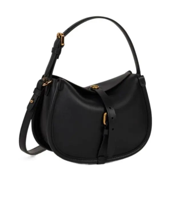Etro Leather Pony Bag - Black