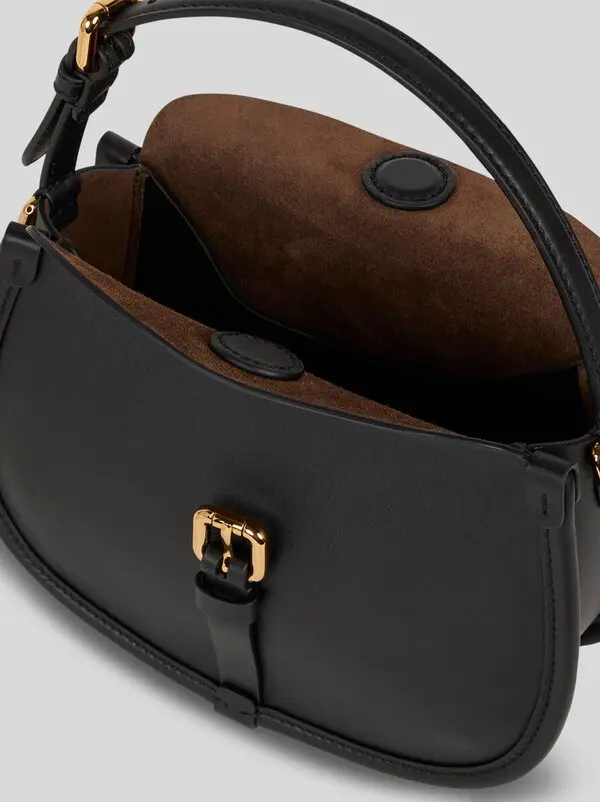 Etro Leather Pony Bag - Black